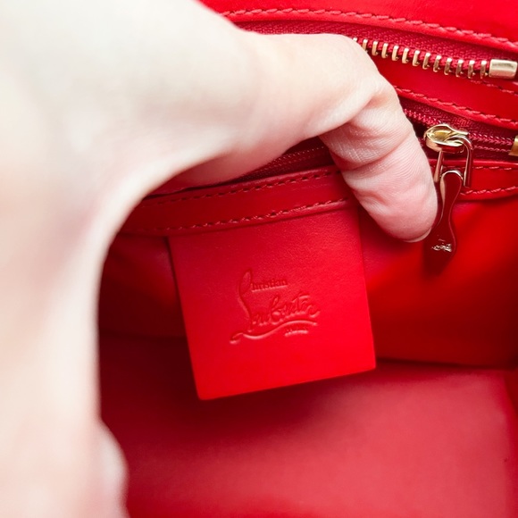 Christian Louboutin | Bags | Christian Louboutin S Mini Shimmer Studded ...